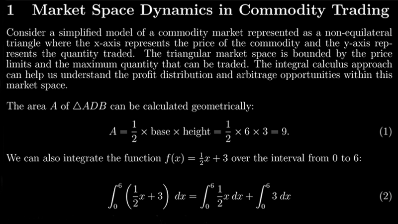 The Relationship Between Market Space and Profit Distribution in ...